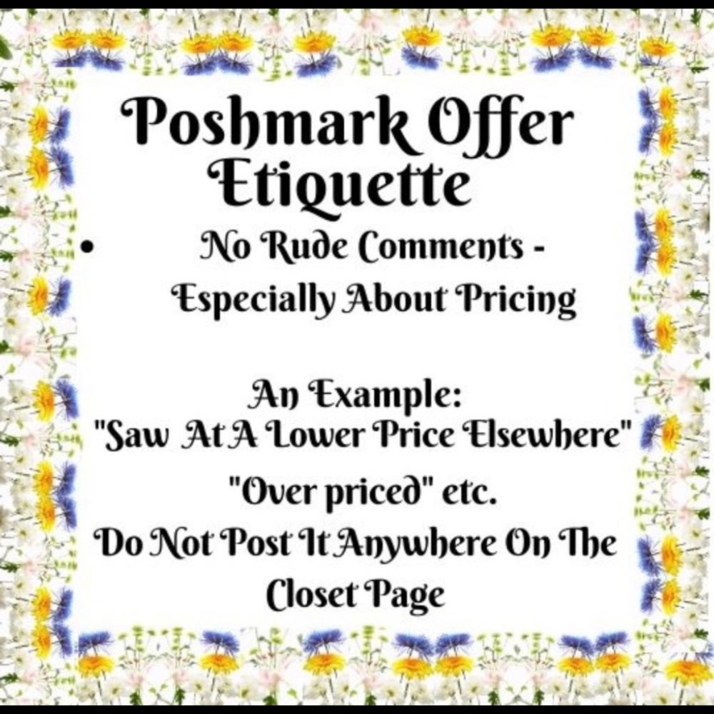 6 Slides About Poshmark Offers & Etiquette - Gem
